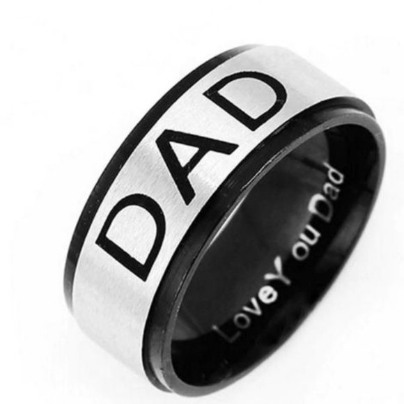 Other | New Stainless Steel Dad Ring Fathers Day | Poshmark